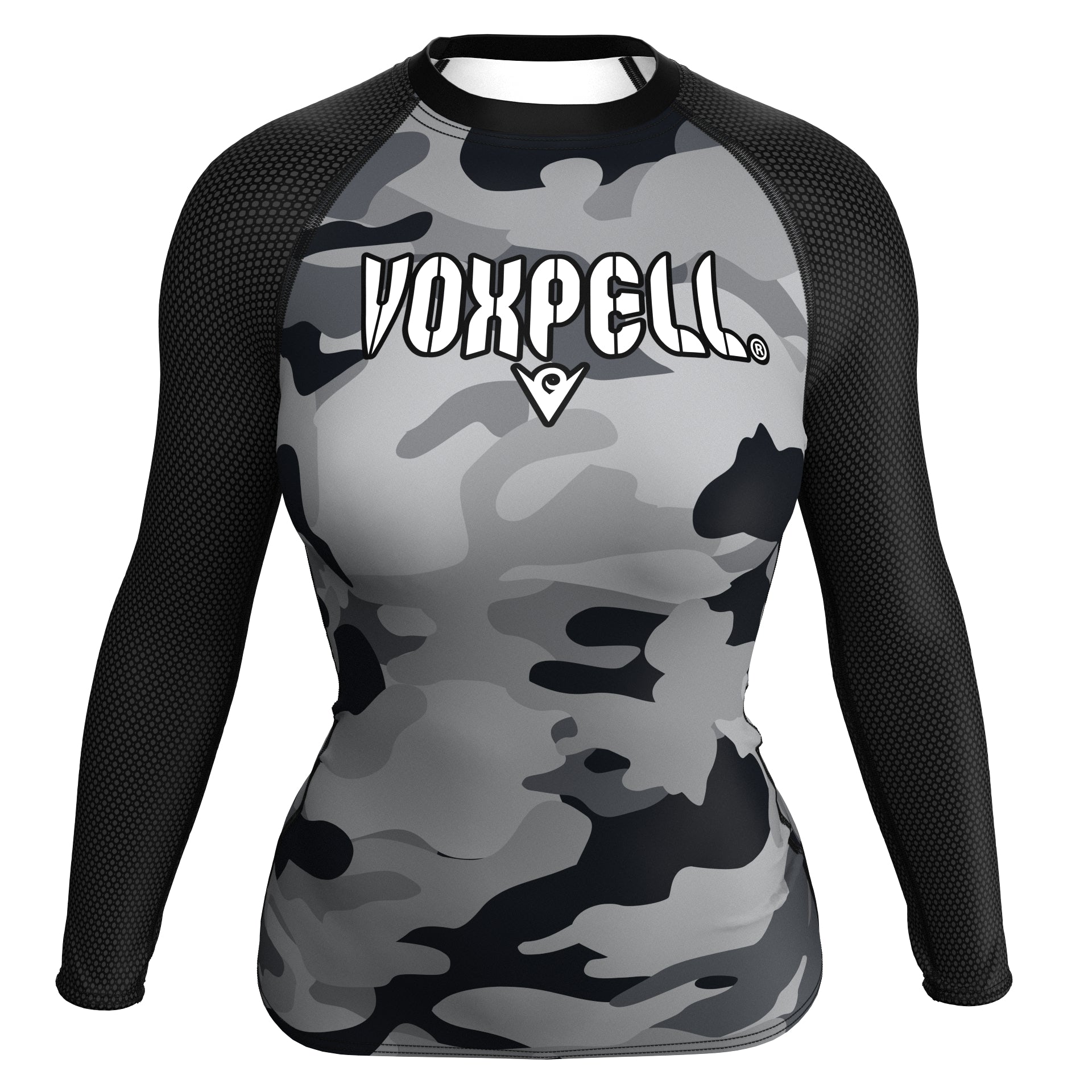 Ash Camo (Women's Rash Guard) Excelsior – Voxpell